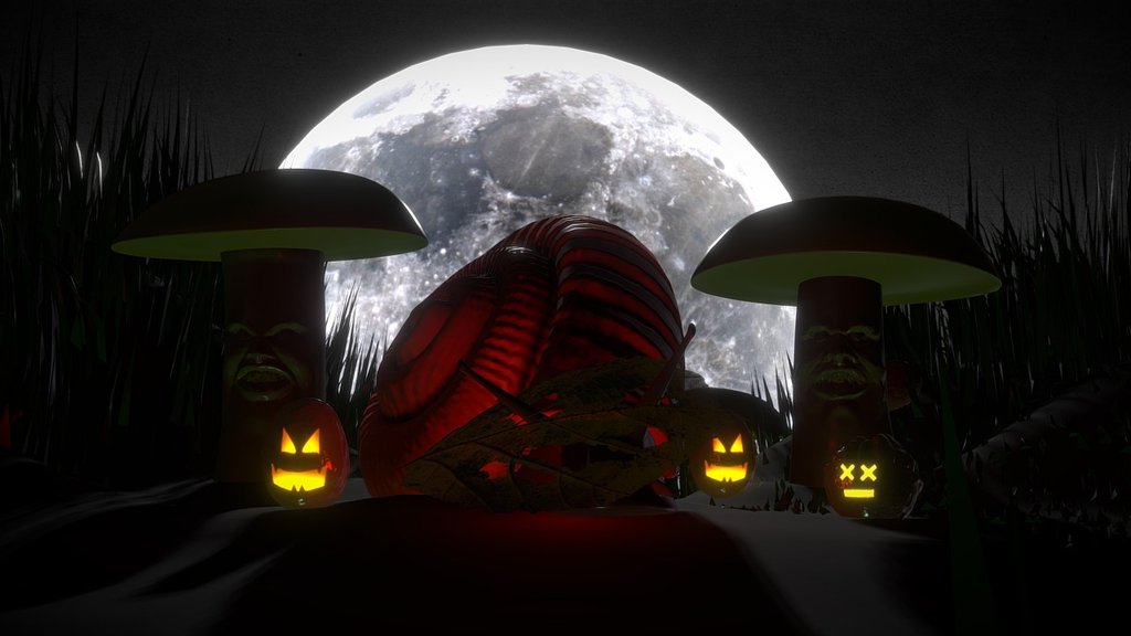 Halloween Scary - 3D model by Daniel Bohn (@DanielBohn) [28dbd66 ...