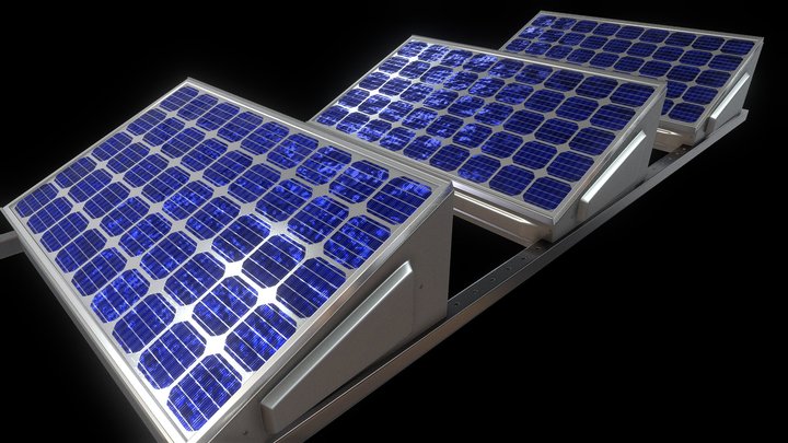 Solar-panel 3D models - Sketchfab