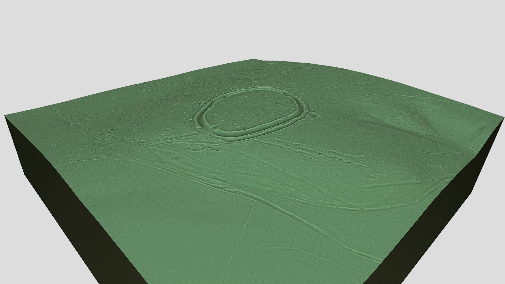 Barbury Castle Iron Age hillfort - Buy Royalty Free 3D model by GeoLan ...