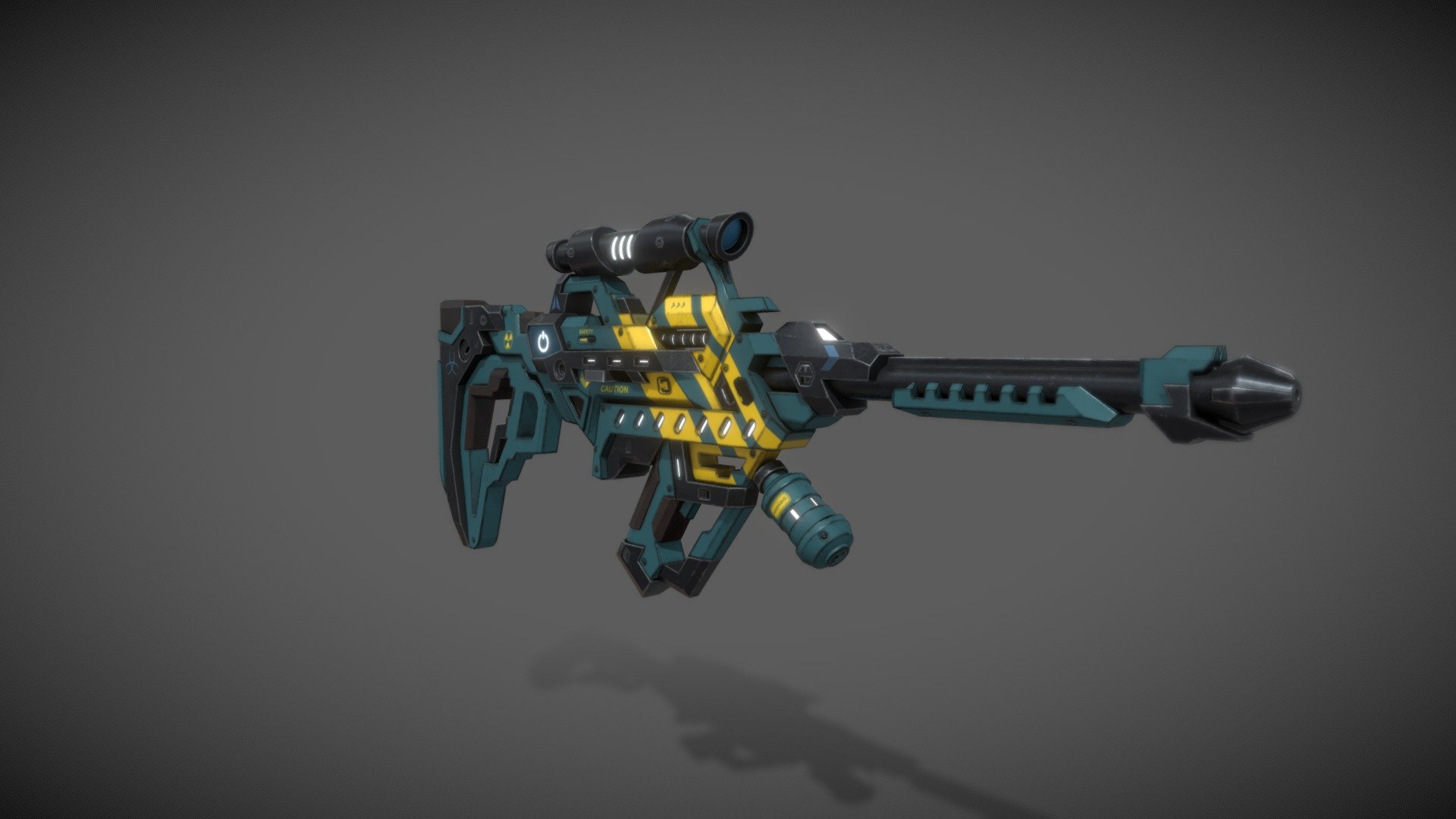 low_poly_Gun_model_Field_Tested - 3D model by Brid Jagtap (@BridJagtap ...