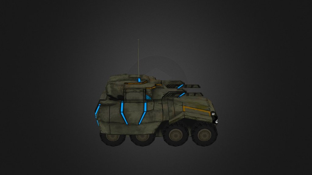 Light Tank GL-35 "Kabarga" - 3D model by alianar1 [28e01a5] - Sketchfab