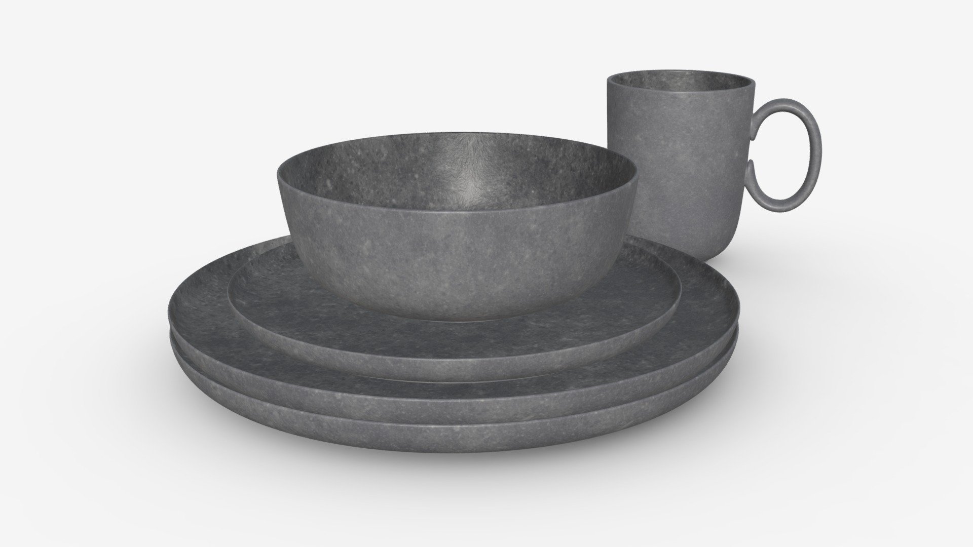 Dinnerware set 04 - Buy Royalty Free 3D model by HQ3DMOD (@AivisAstics) [28e03e5] - Sketchfab Store