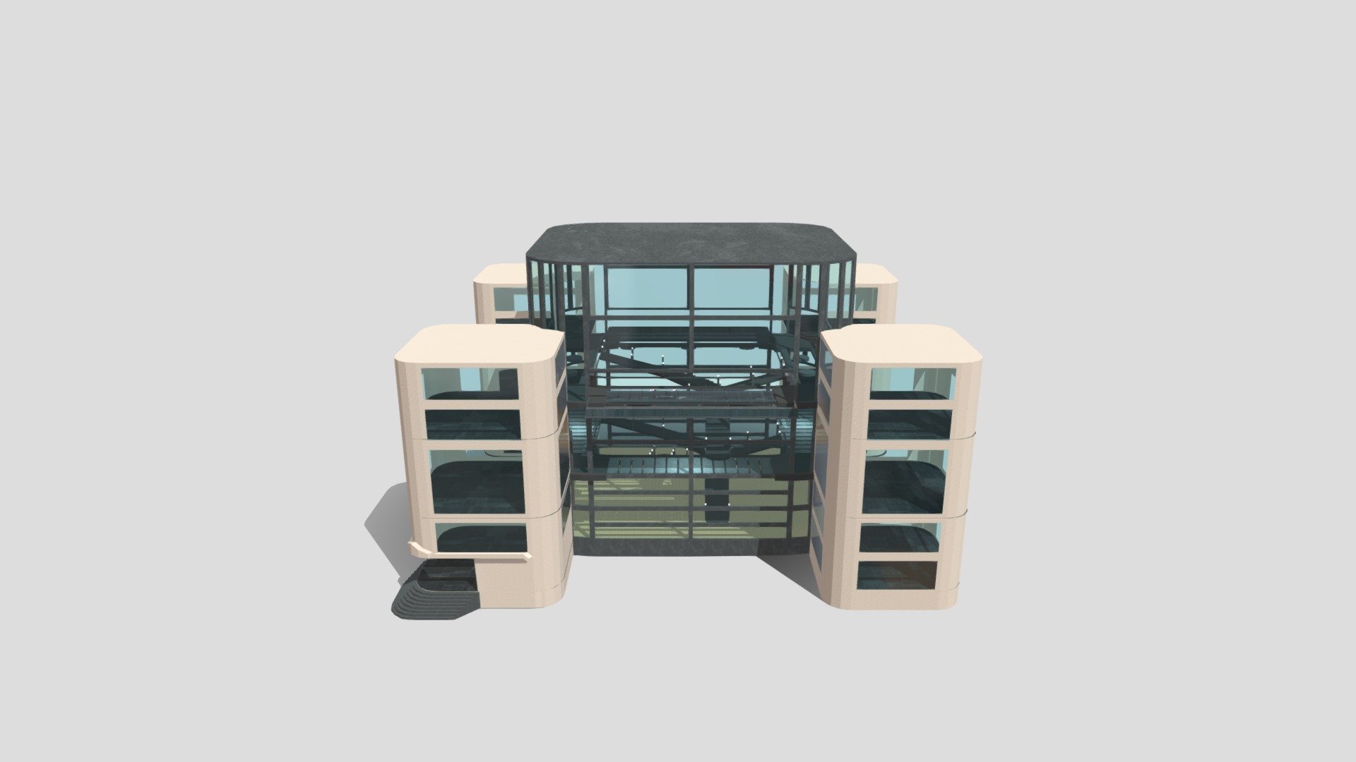 Triple-storey-office-v1 (1) - 3D model by ydangleapps [28e3685] - Sketchfab