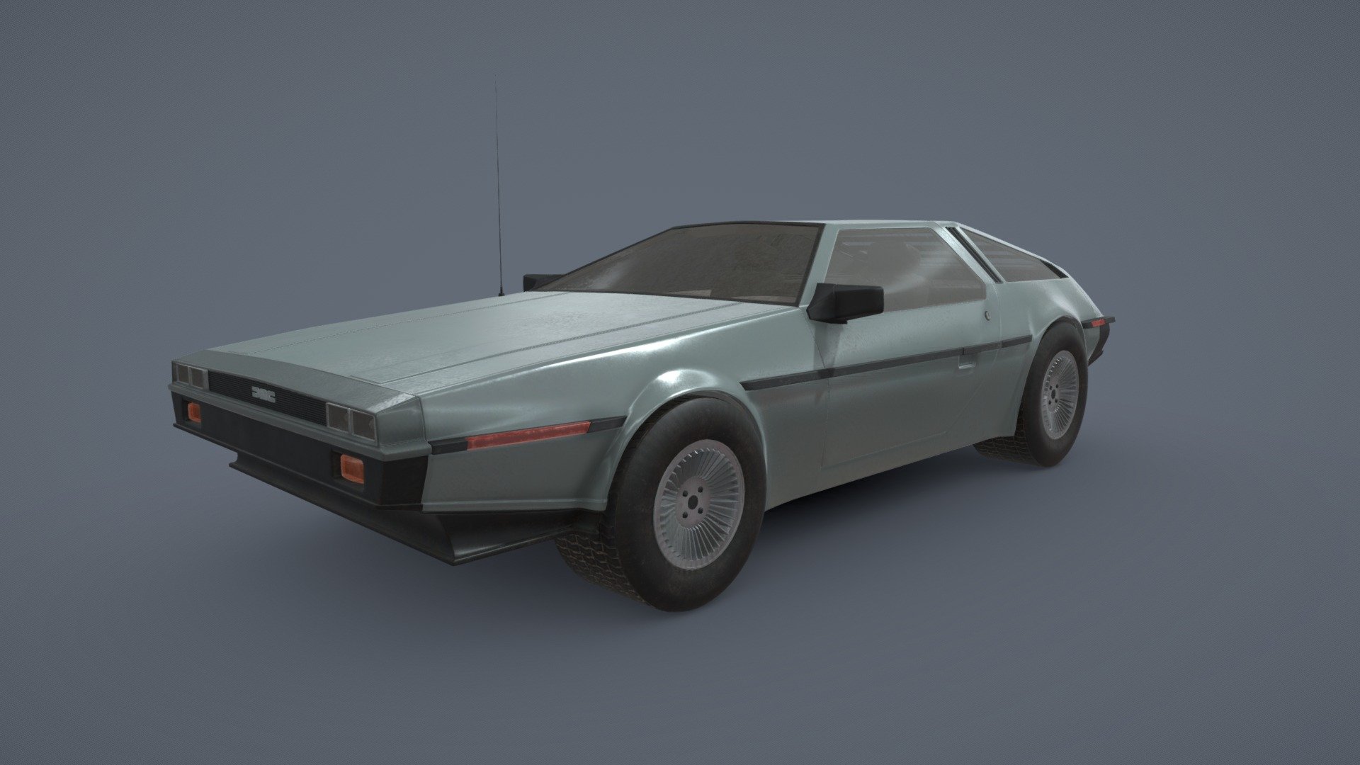 Delorean Car - Buy Royalty Free 3D model by ih-h (@ggkom) [28e64e7 ...