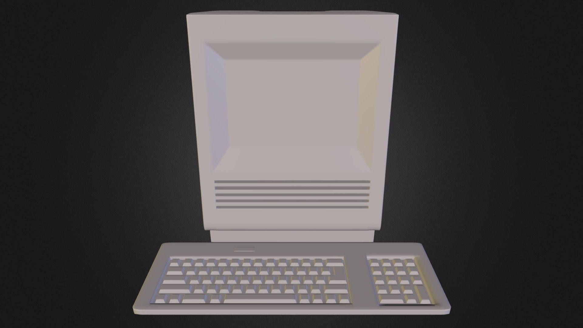 Apple Macintosh SE-30 - 3D model by sosunny [28e6f9a] - Sketchfab
