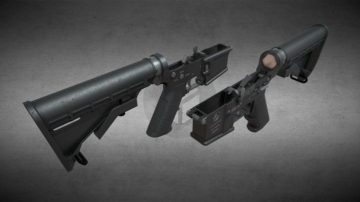 Ar-15 3D models - Sketchfab