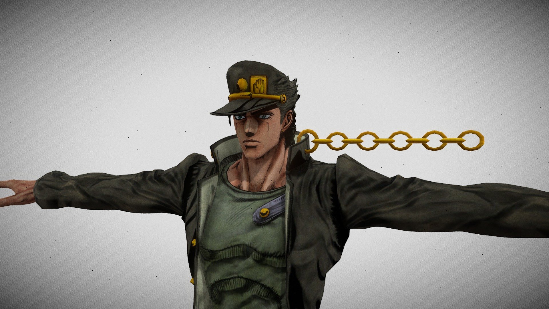 JotaroPart3 - Download Free 3D model by DioSas (@KonoDioDaD) [28ec250] - Sketchfab