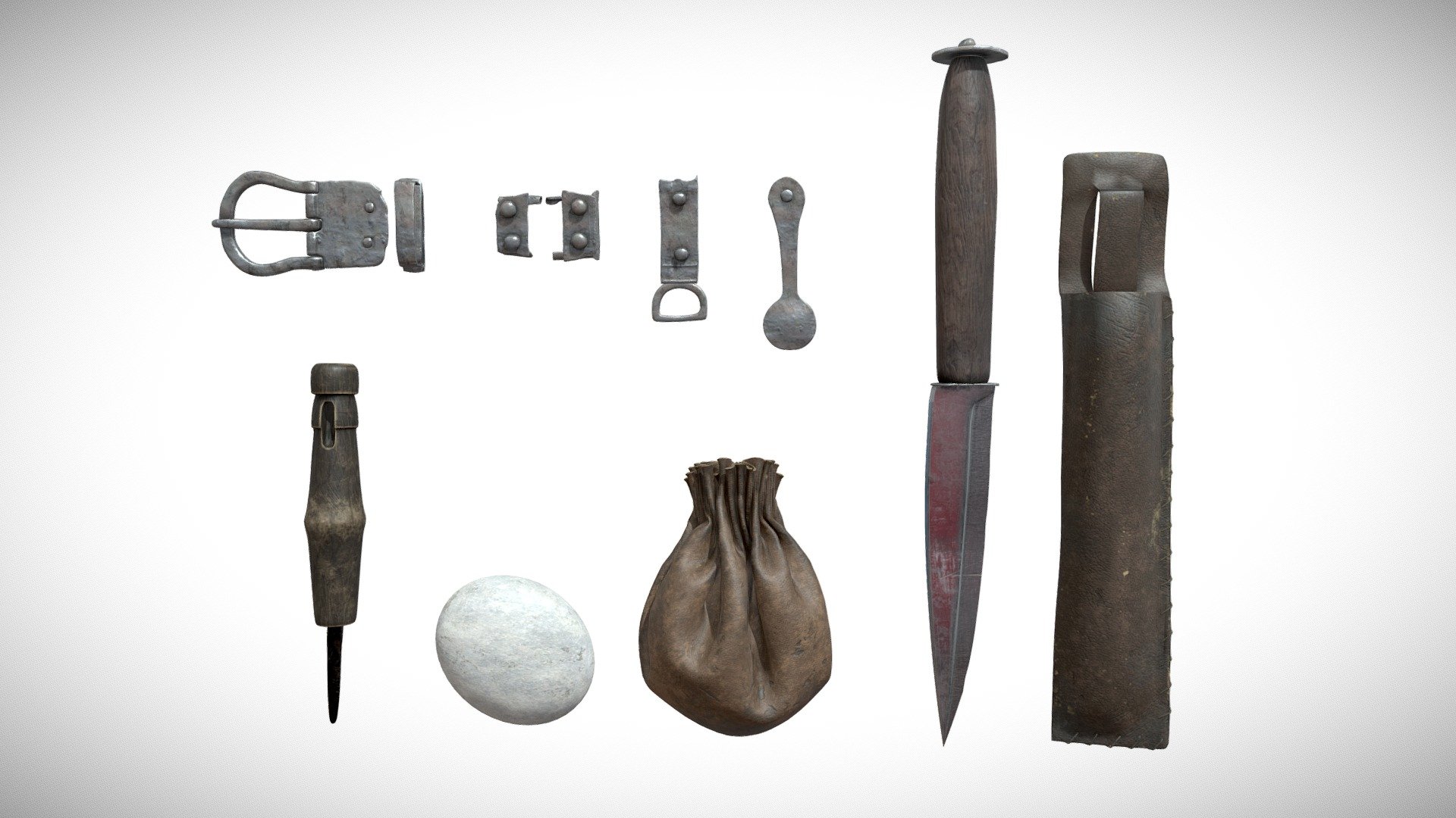 The belt form Illerup Ådal – 3D reconstruction - Download Free 3D model ...