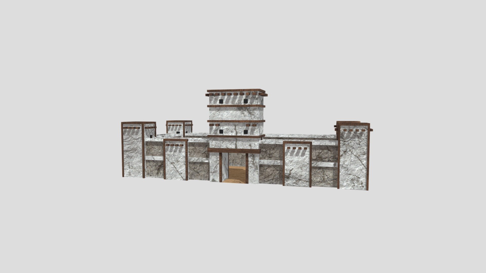 Stronghold. Fort. - 3D model by W-a-t-e-r-f-a-l-l (@Waterfall13 ...