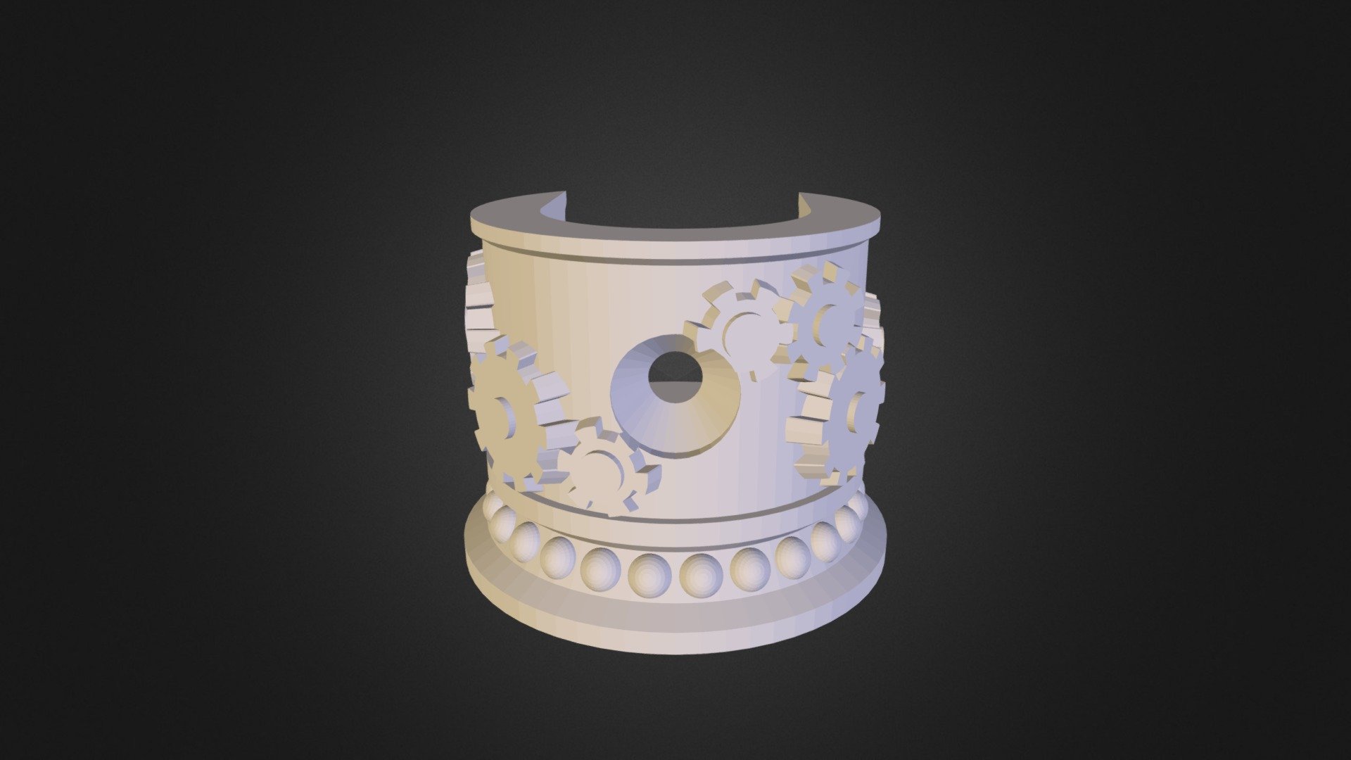 3/4 inch curtian dowel rod holder - 3D model by 3dindustries [28f1419 ...