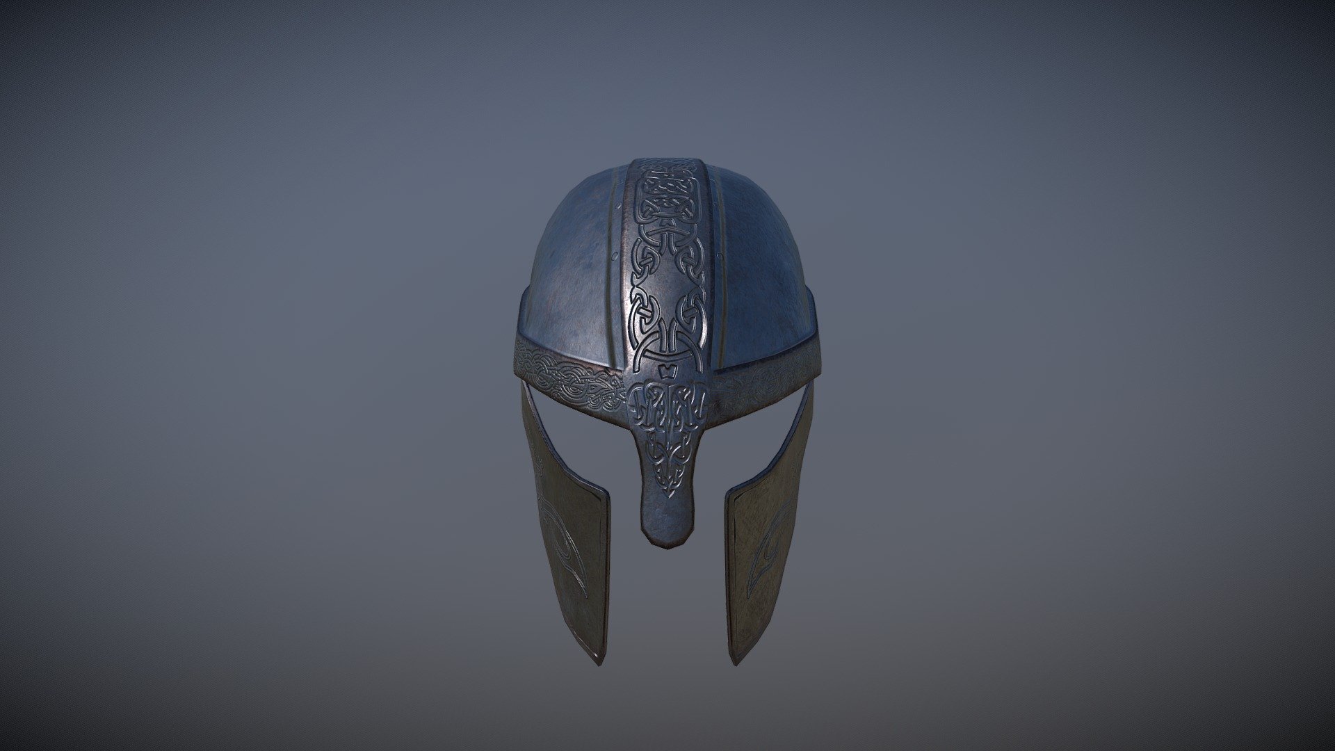 Viking Helmet with Ornate Pattern - Download Free 3D model by Sukh ...