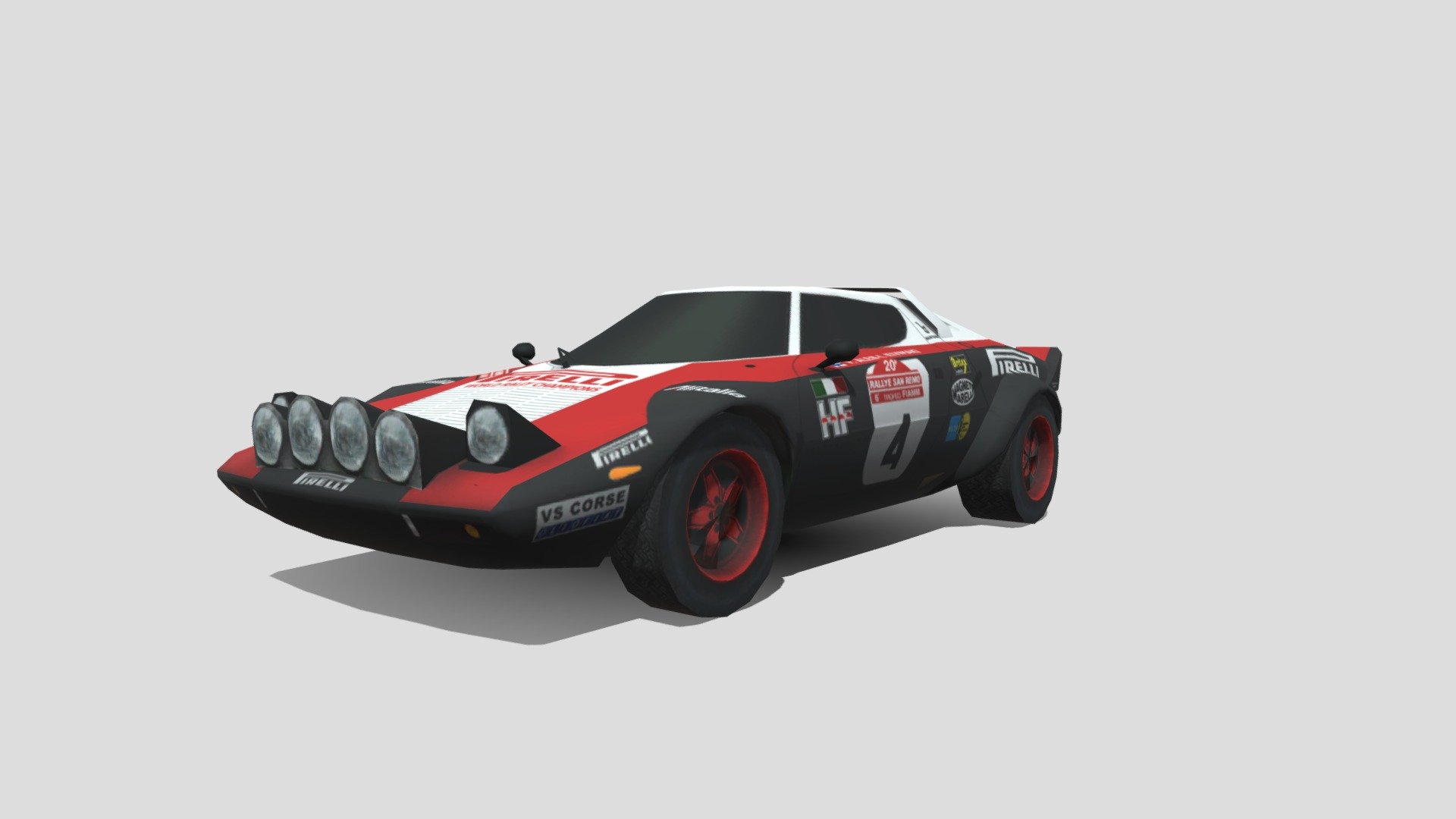 Pocket Rally - Lancia Stratos (Pirelli) - Download Free 3D model by ...