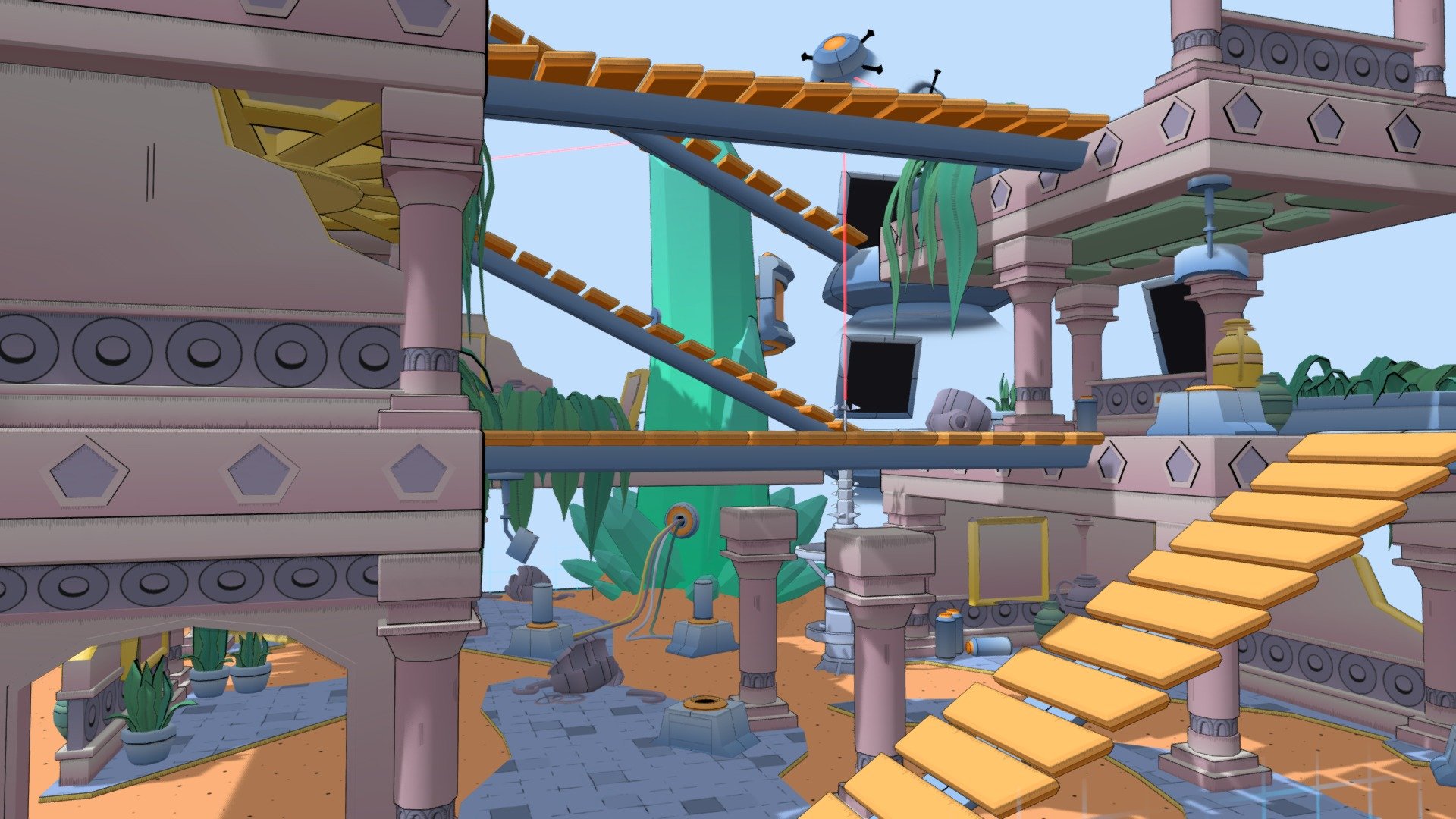 Crystal Crossroads - CC0 Asset Pack - Download Free 3D model by Polygonal Mind (@polygonalmind ...