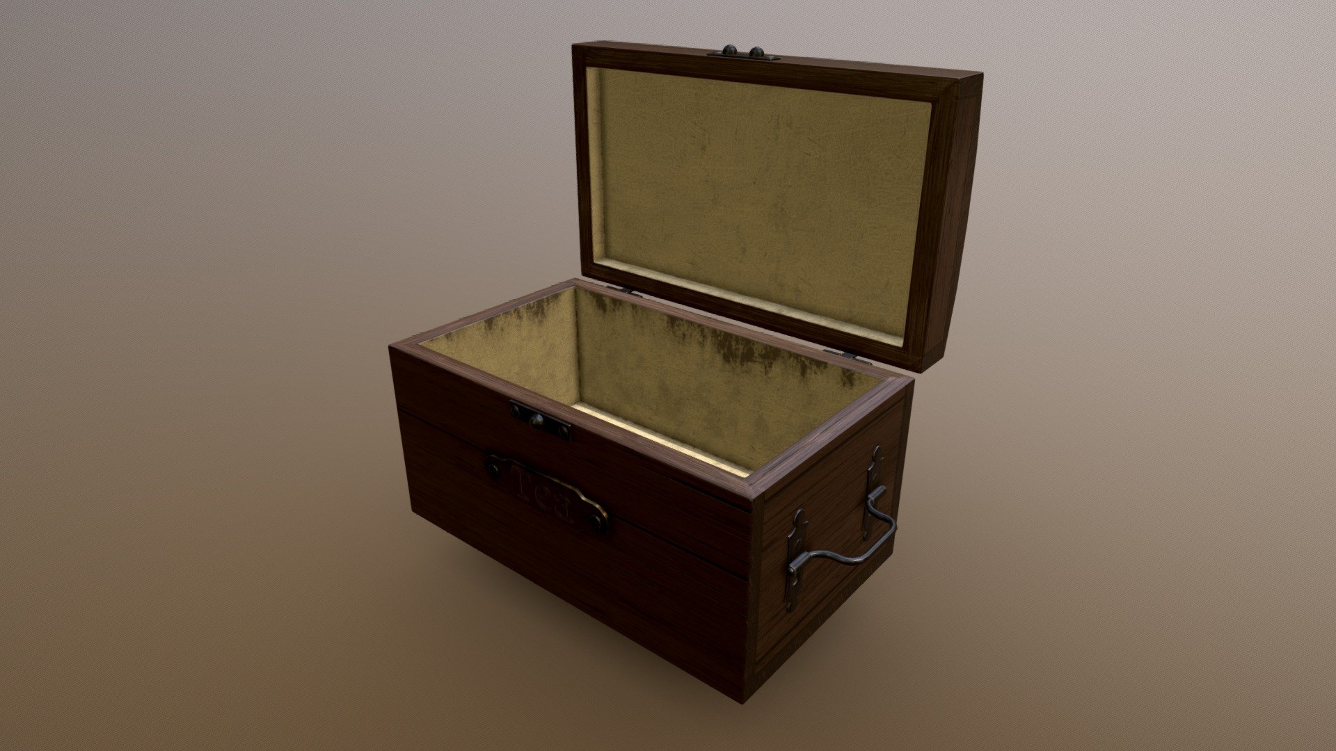 Tea Chest - 3D model by mleszczynski [28f29c6] - Sketchfab