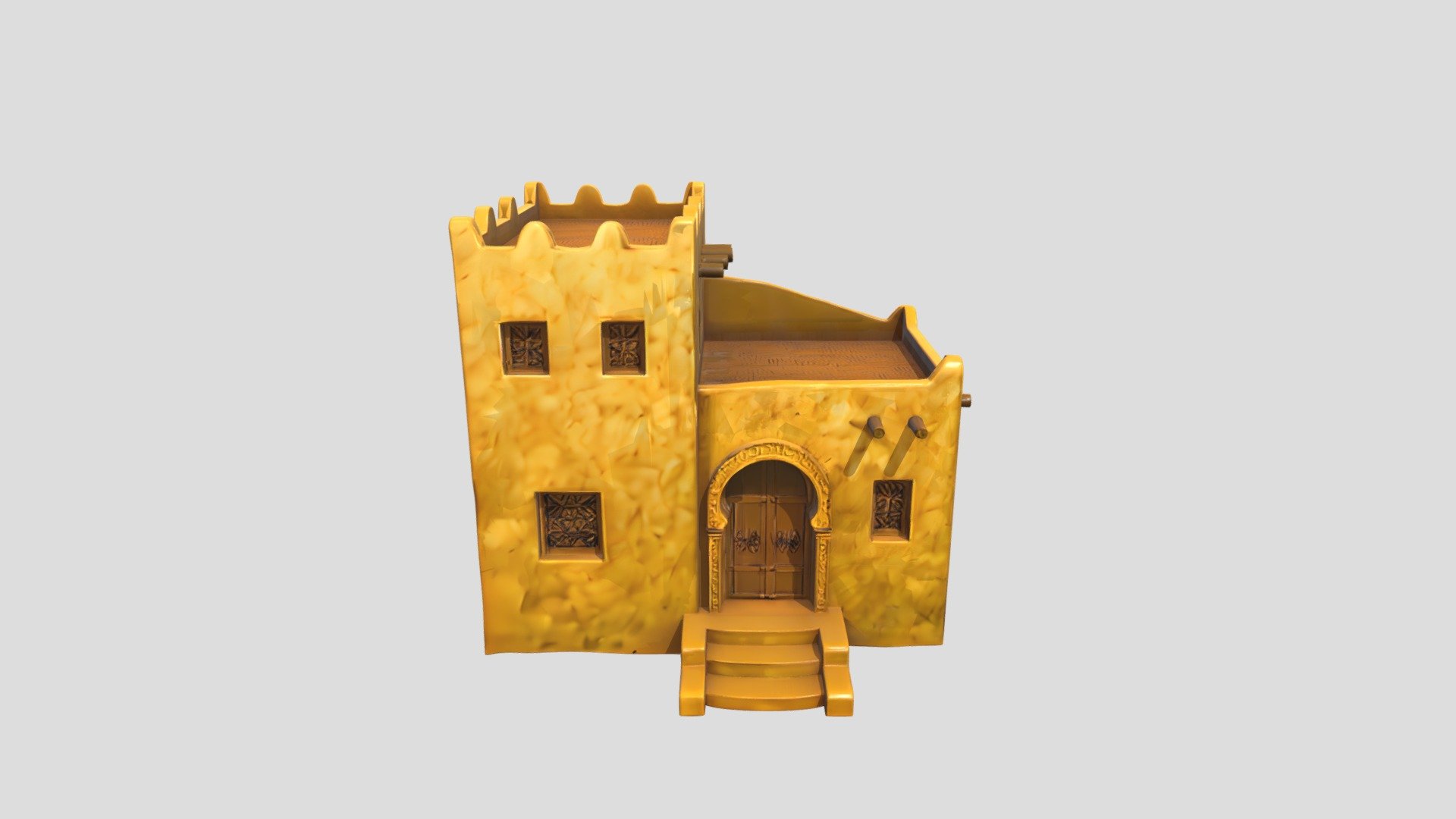 Small Arabic Traditional Villa - 3D model by sang067878 [28f3b4f ...