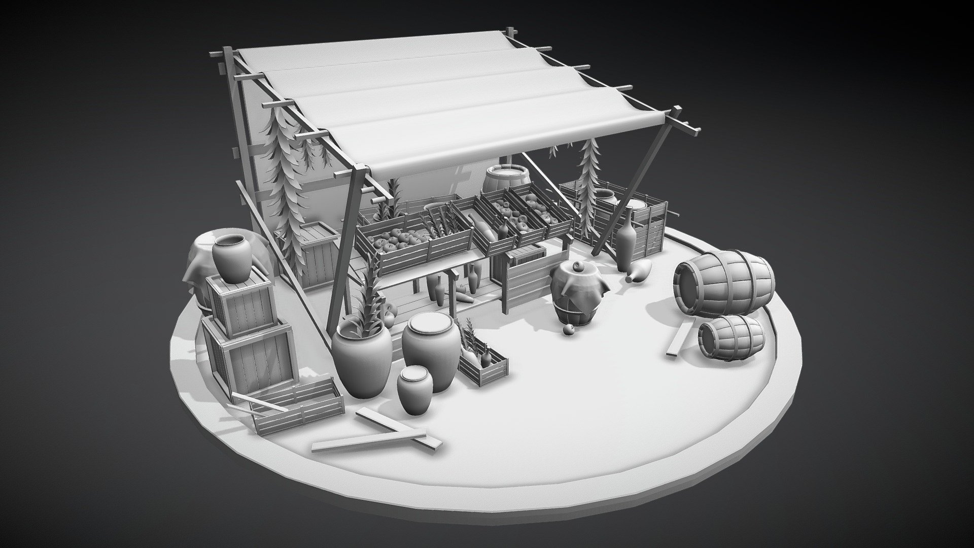 Stragan - 3D model by Puszczyk13 [28f778b] - Sketchfab