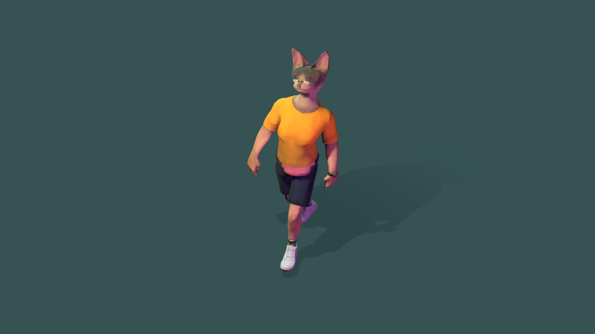 "cat" man - 3D model by yezhengyu [28f9cc5] - Sketchfab