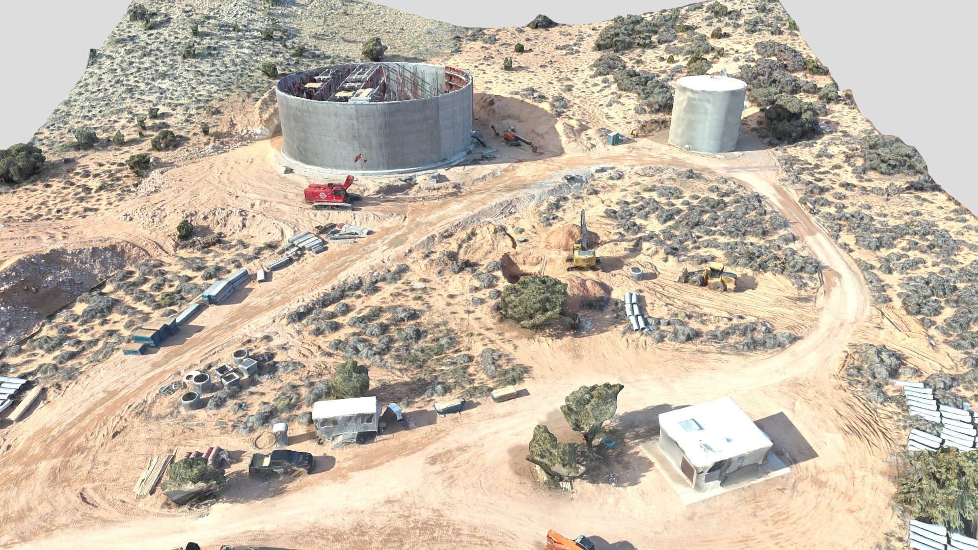 Cottam Well Tank Project - 12.18.2022 - 3D model by Lamb Drone Services ...