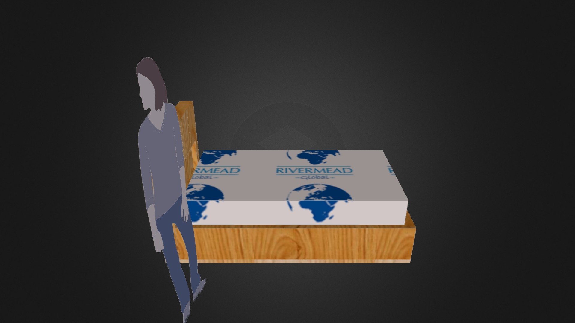single bed 3'7 without drawers - 3D model by garry hubbard (@rivermead ...
