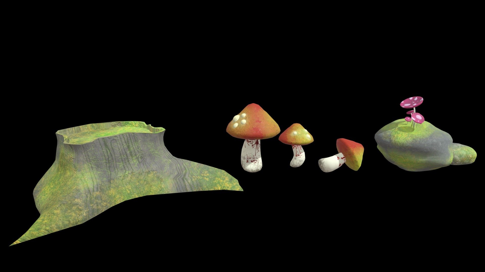 Organic shapes - 3D model by Mdaniela [28fe22d] - Sketchfab