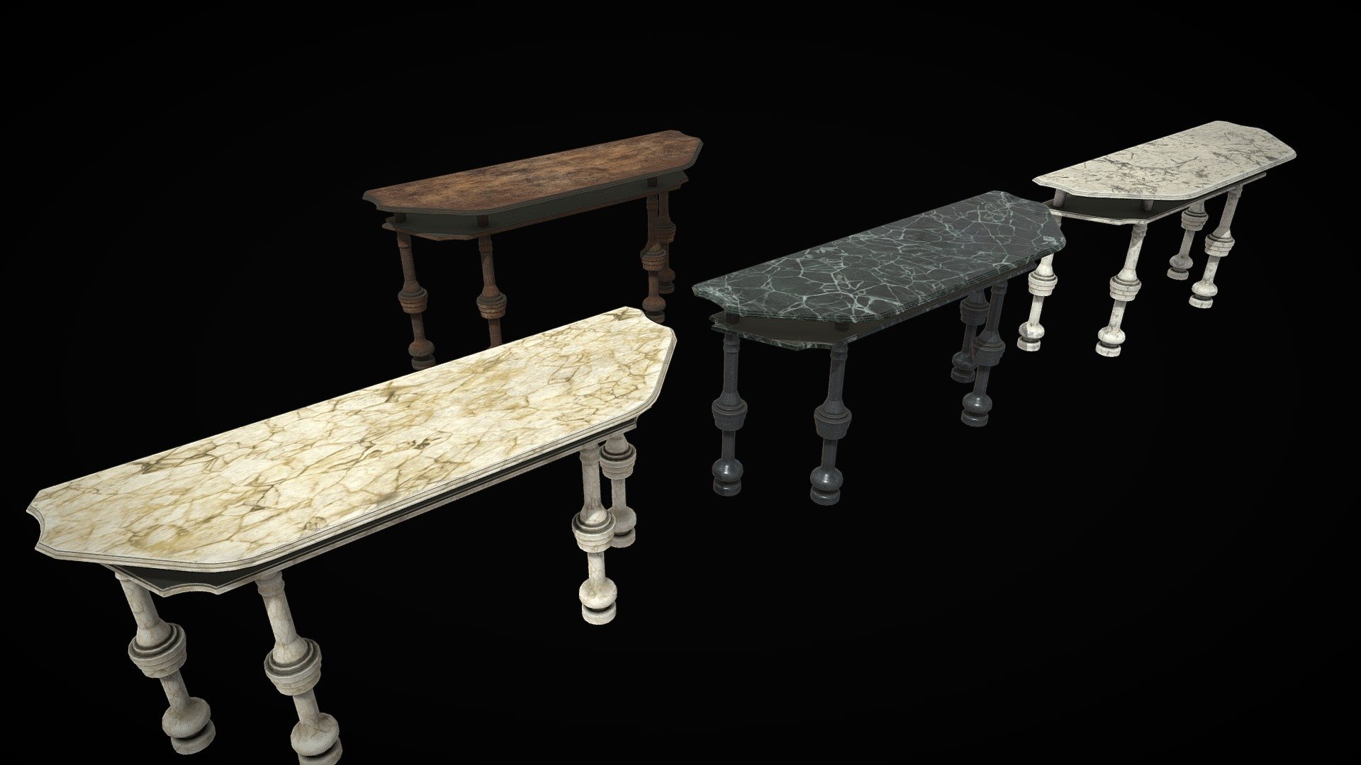 Table Wood decor Room accessories - Download Free 3D model by Mehdi ...