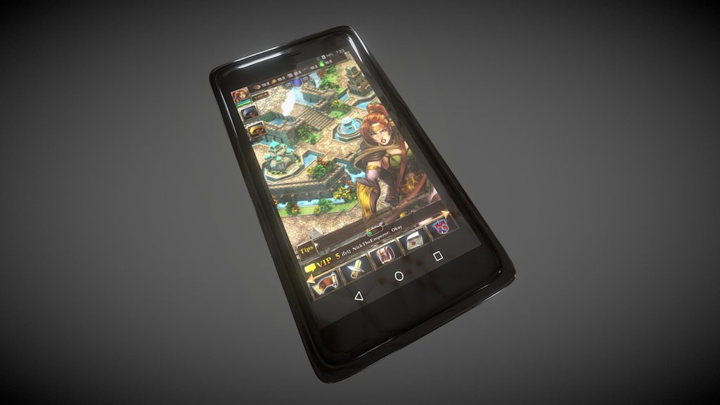 Cellphone - 3D model by Magnaomega [290080f] - Sketchfab