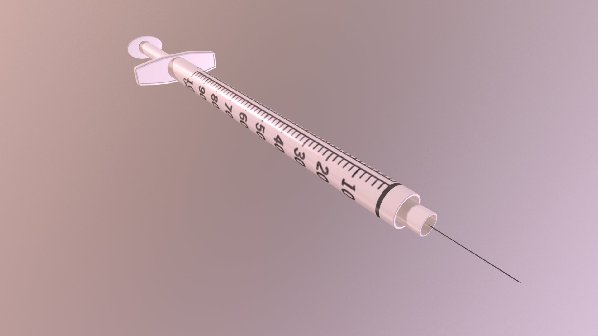 Insulin Syringe - Download Free 3D model by elouisetrewartha ...