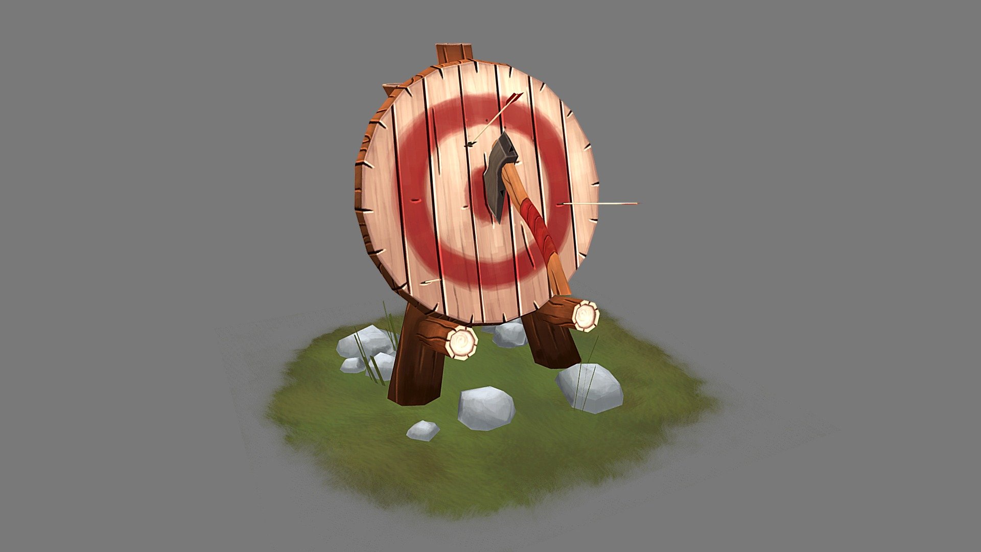 Archery Target - 3D model by Armando Rosado Jr (@arosado0816) [2906094 ...