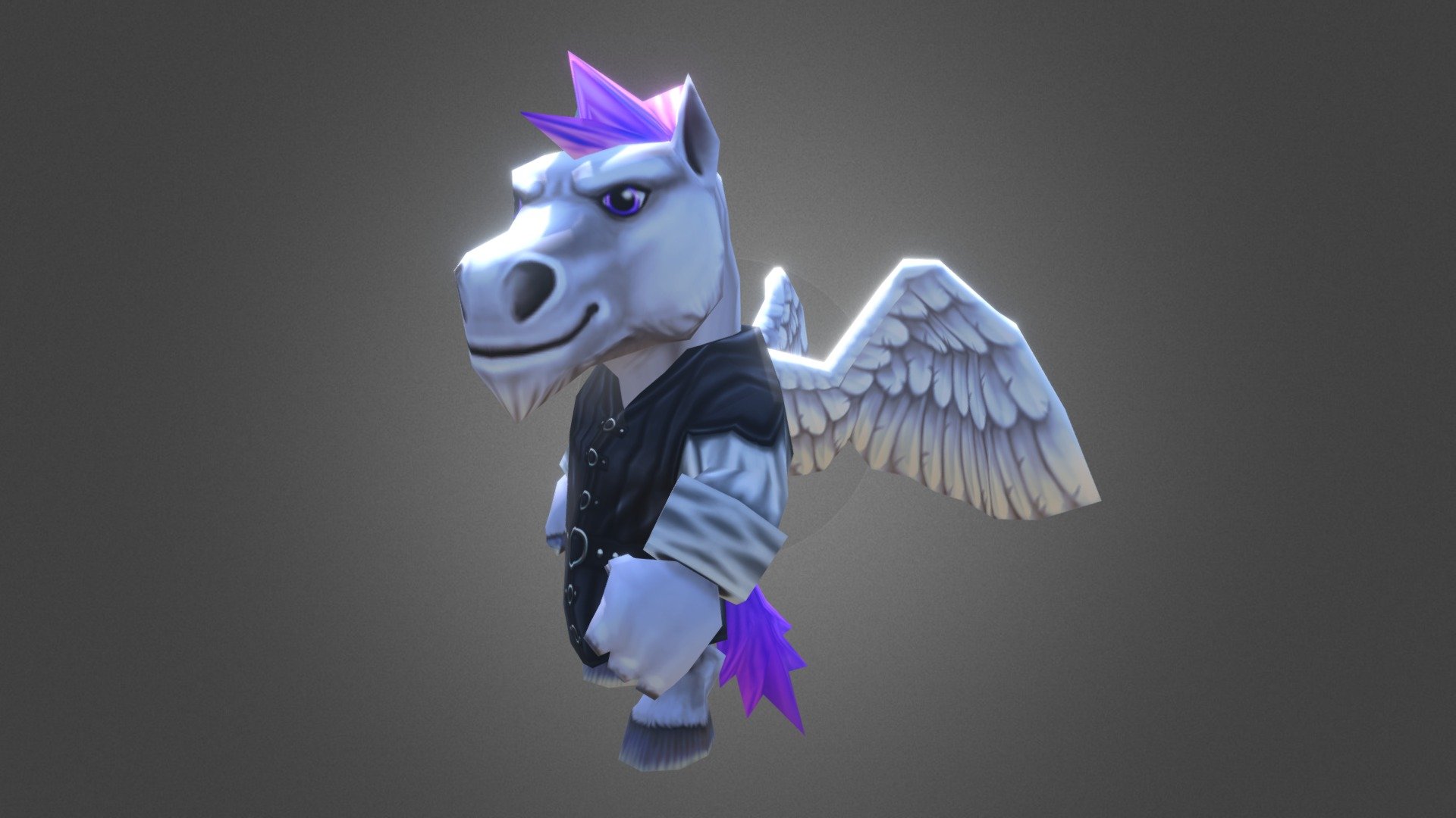 Percival the Pegasus Knight - 3D model by 3lbgames [290637c] - Sketchfab
