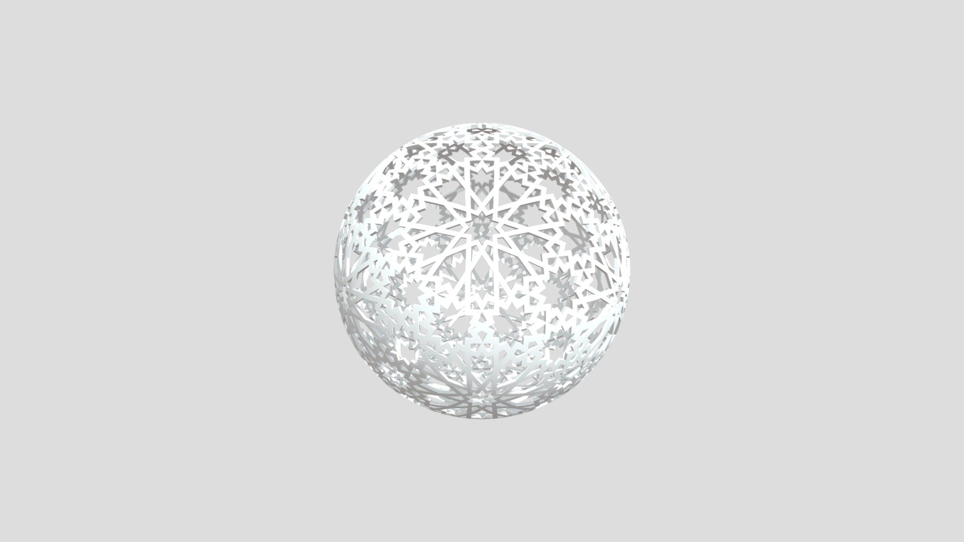 Islamic Pattern Sphere - 3D model by agustin.ichu [29073fc] - Sketchfab
