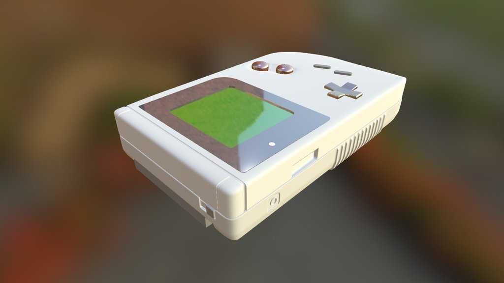 Gameboy - 3D model by nkt3d [2907677] - Sketchfab