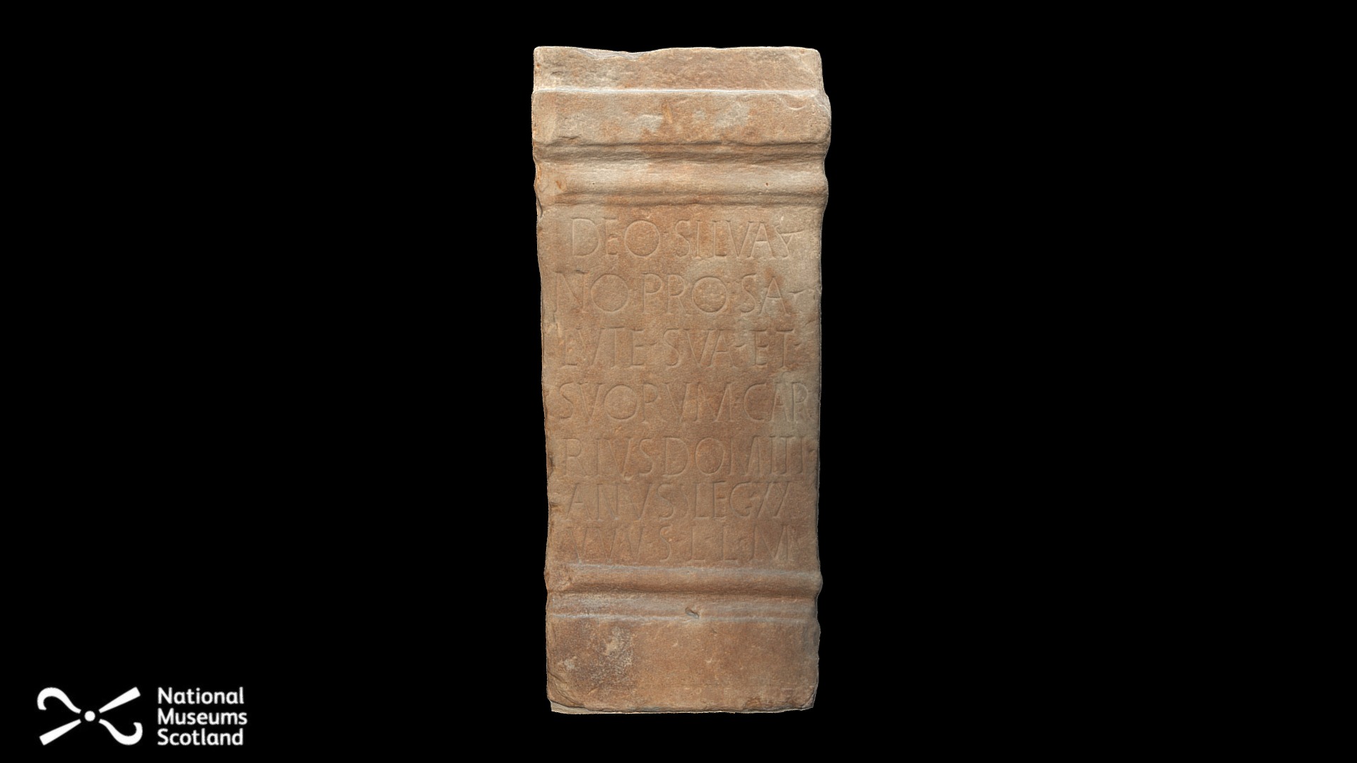 Roman Statue Base to Silvanus, Newstead - 3D model by National Museums ...