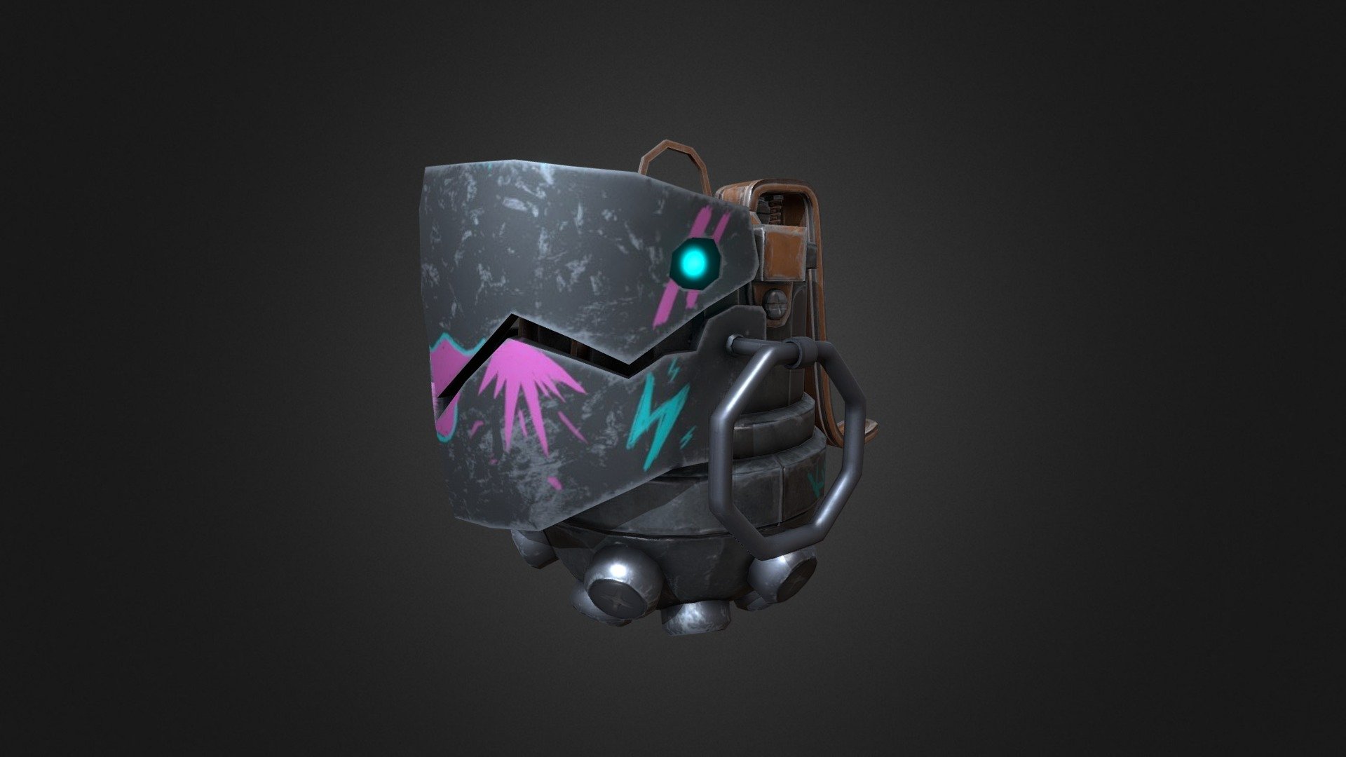 Jinx's Chomper grenade - 3D model by Festcop [290a67c] - Sketchfab