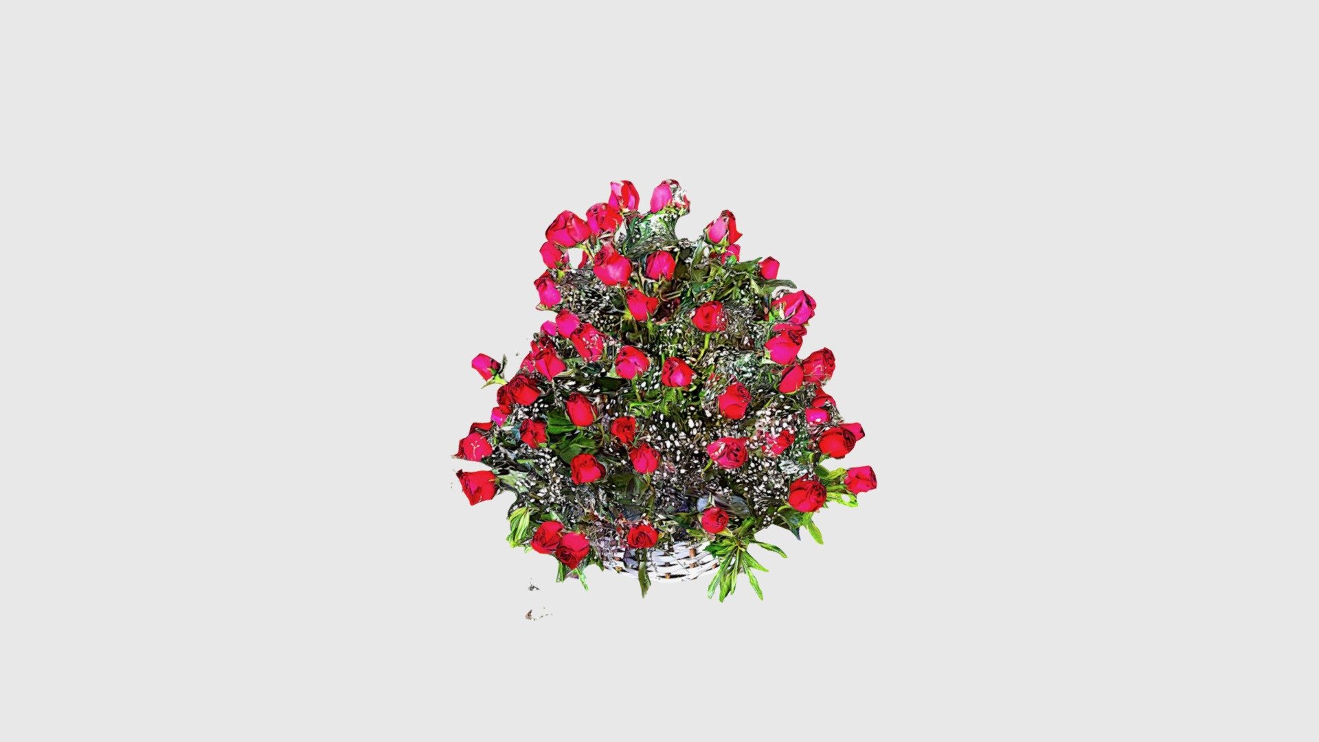 90 Red Roses - 3D model by Fasteddy57 [290bffc] - Sketchfab