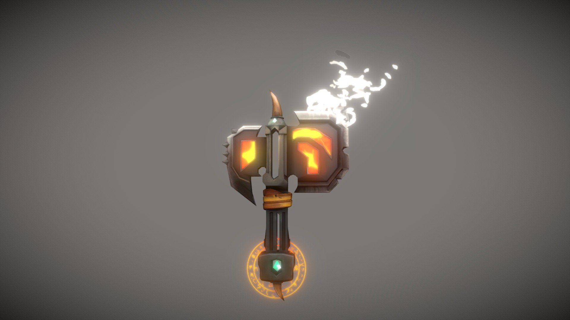 World of Weaponcraft - Lava Axe - 3D model by Jirte.Vanhoenacker ...