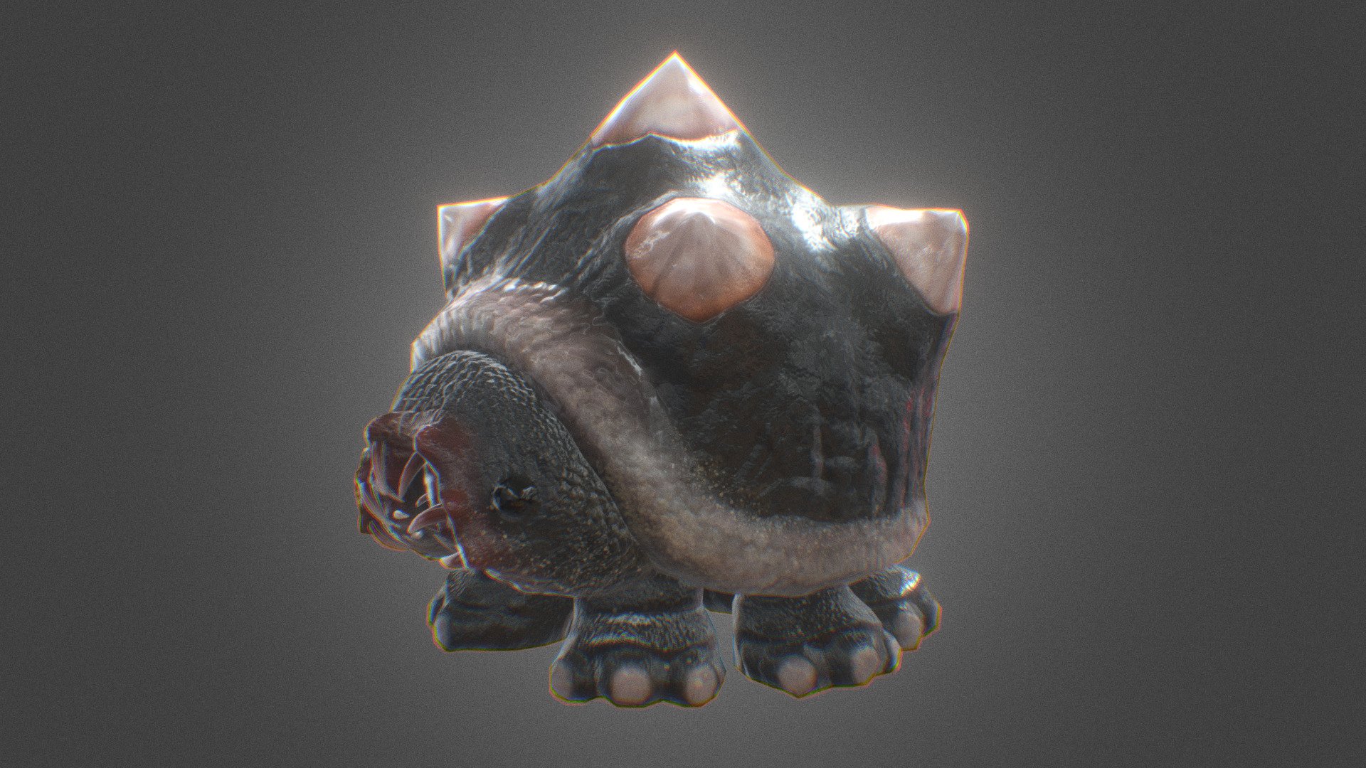 Spiked Bug Black Version - 3D model by LB3D (@alienated) [290cc33 ...