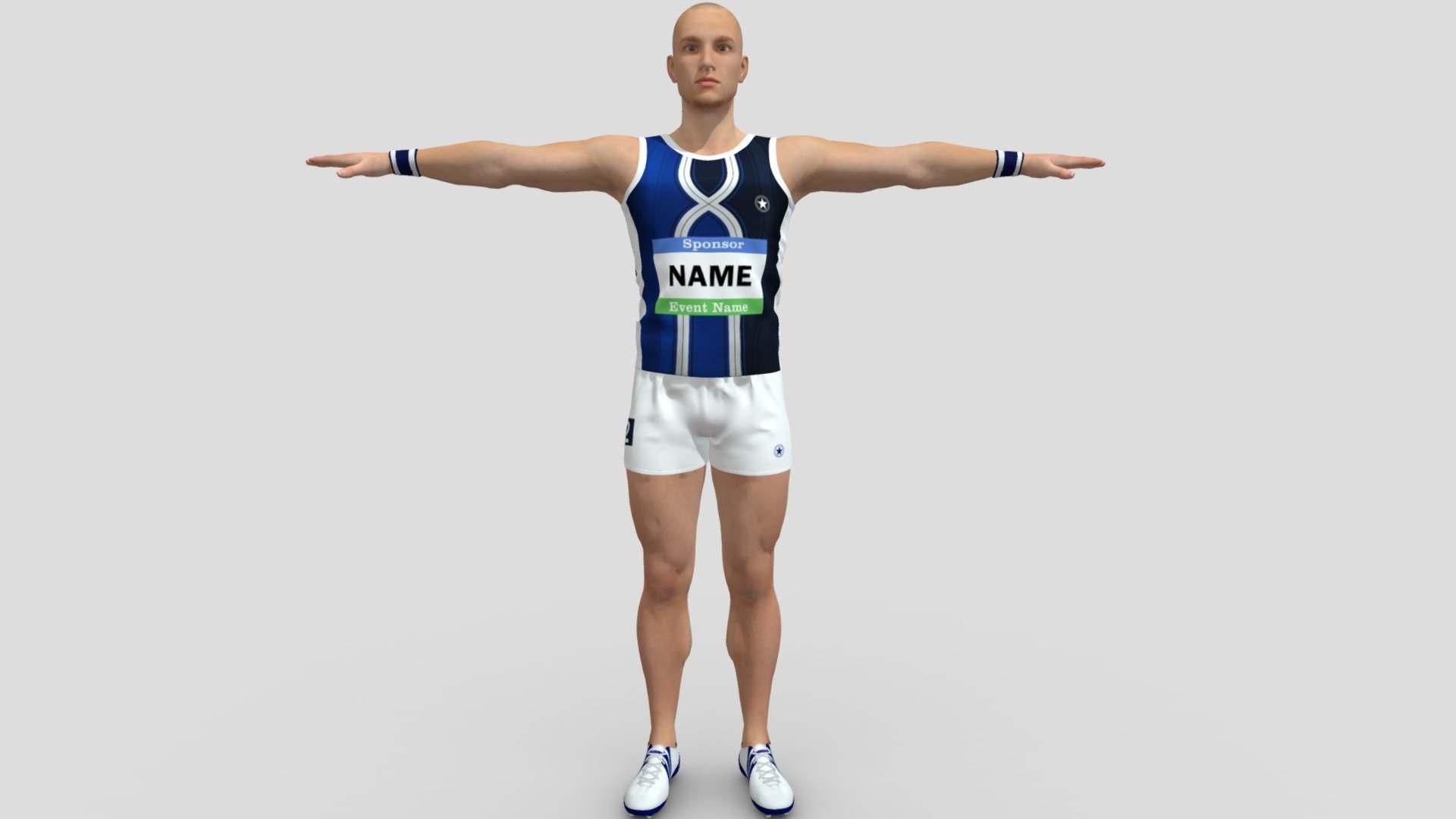 Athlete Runner - Buy Royalty Free 3D model by GK Arts (@gkarts ...