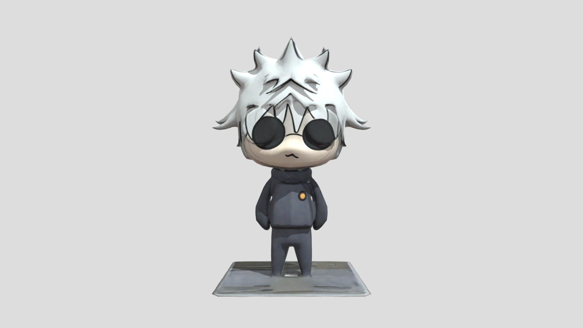 Chibi Gojo - Download Free 3D model by Shah Bakhat026 (@bakhats110 ...