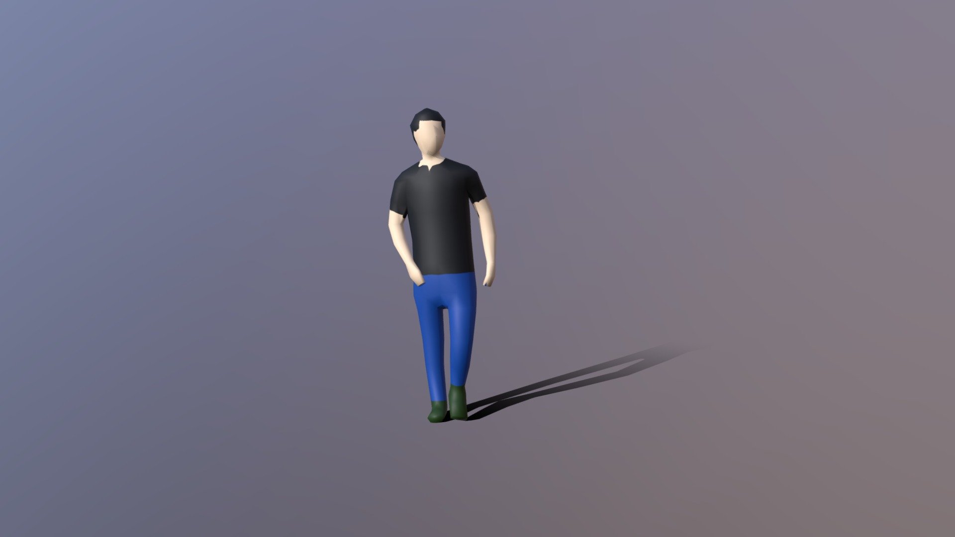 Low Poly Casual Man 003 - Buy Royalty Free 3D model by ROH3D [29102d6 ...