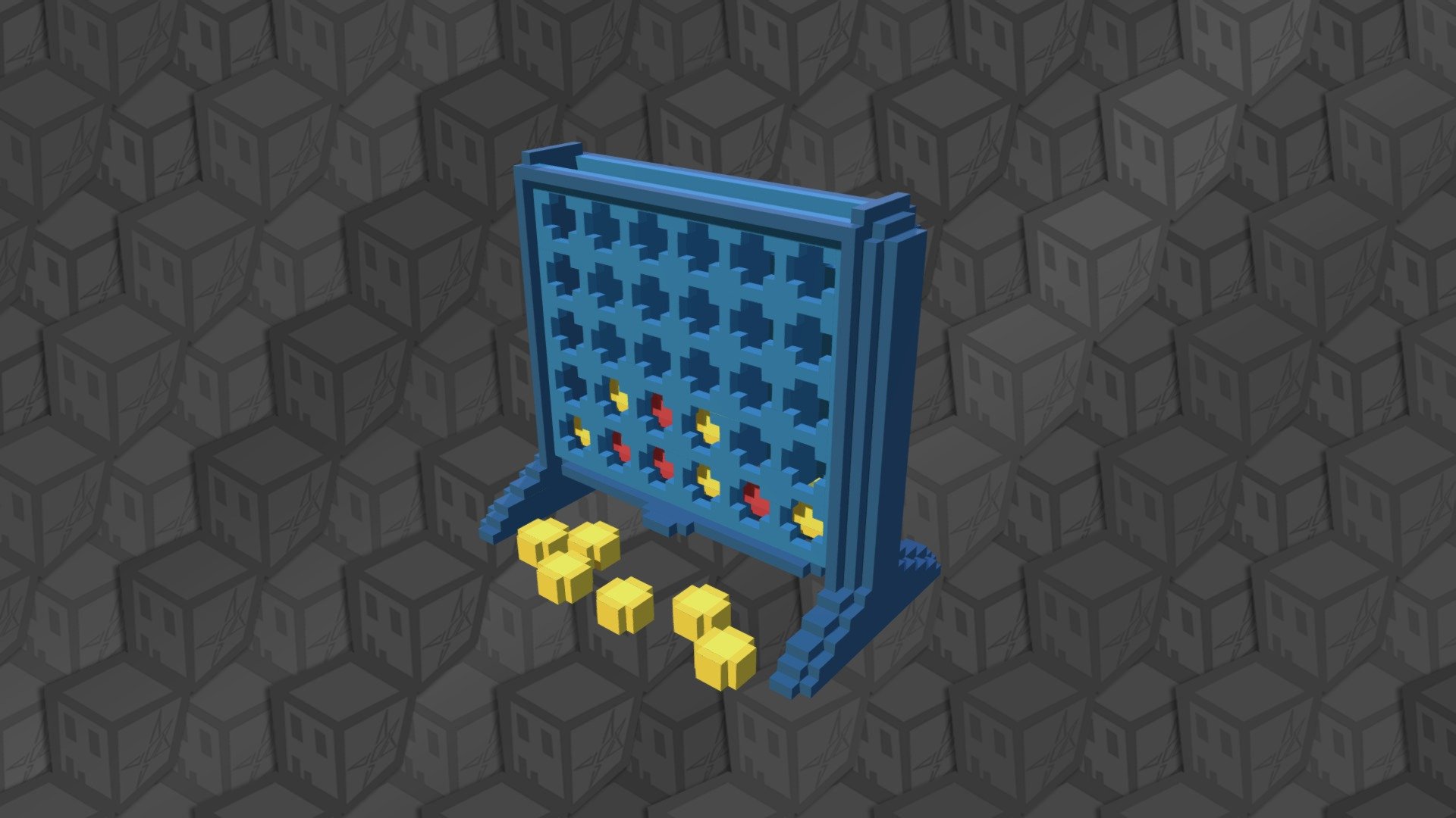 connect_four (elements) - 3D model by zachrywilsn | nullblox ...