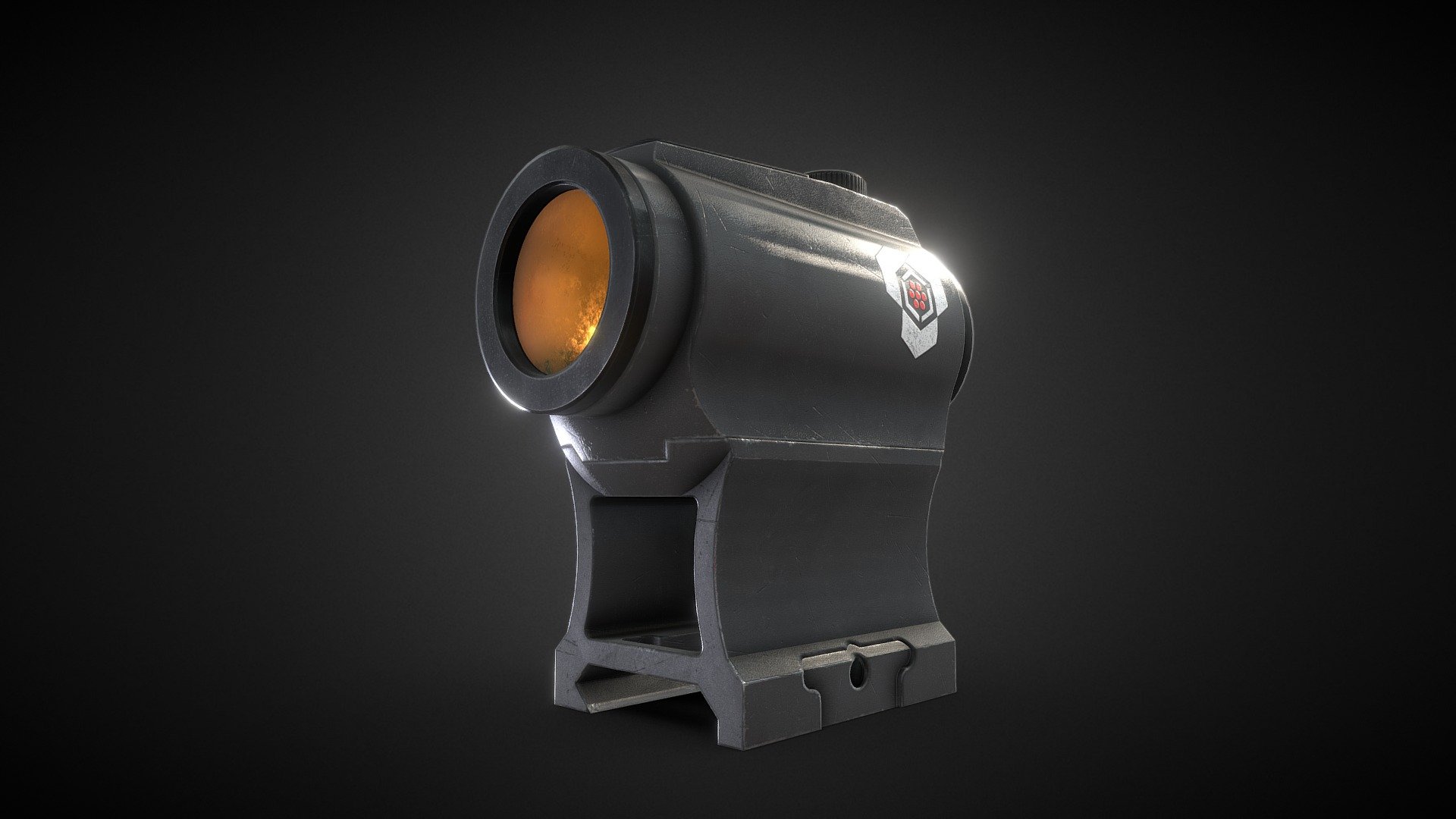 Micro Red Dot Sight - Buy Royalty Free 3D model by Blackhart [291344d ...