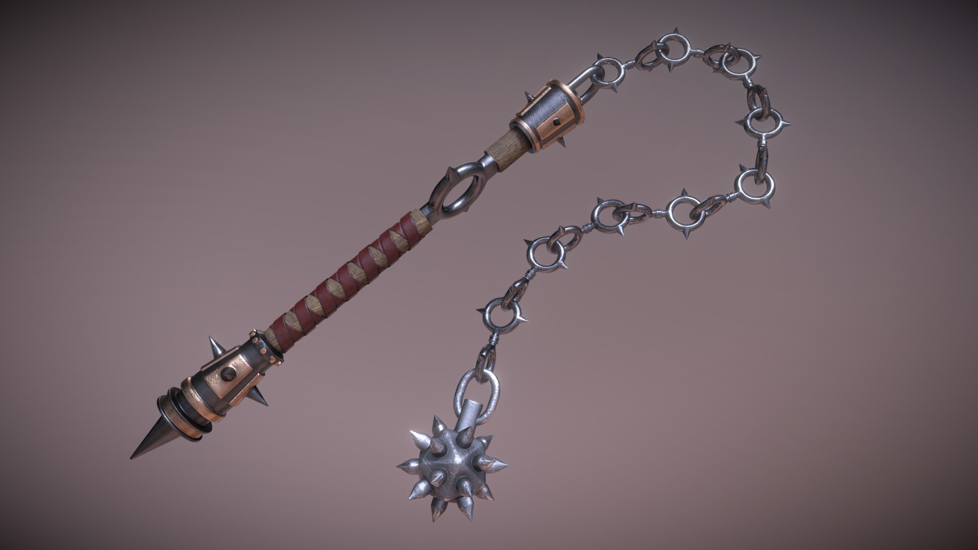 Heavy Flail - 3D model by unleasharun [291352a] - Sketchfab