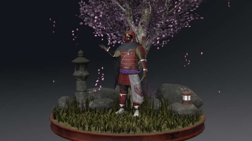 3rd Year Project Samurai - 3D model by xeroz [2914192] - Sketchfab