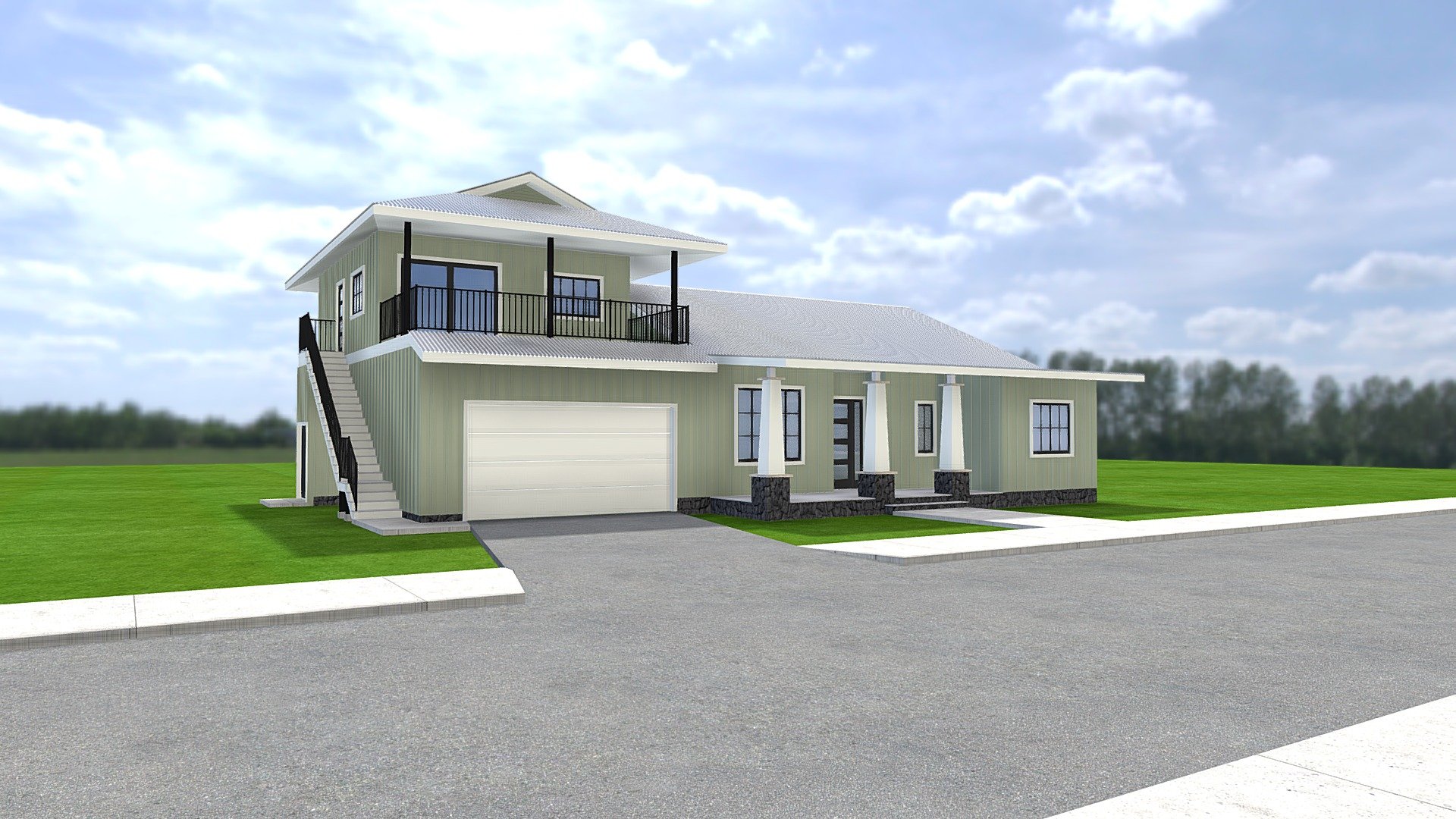 Murray Exterior - 3D model by Render3DQuick [29147c3] - Sketchfab