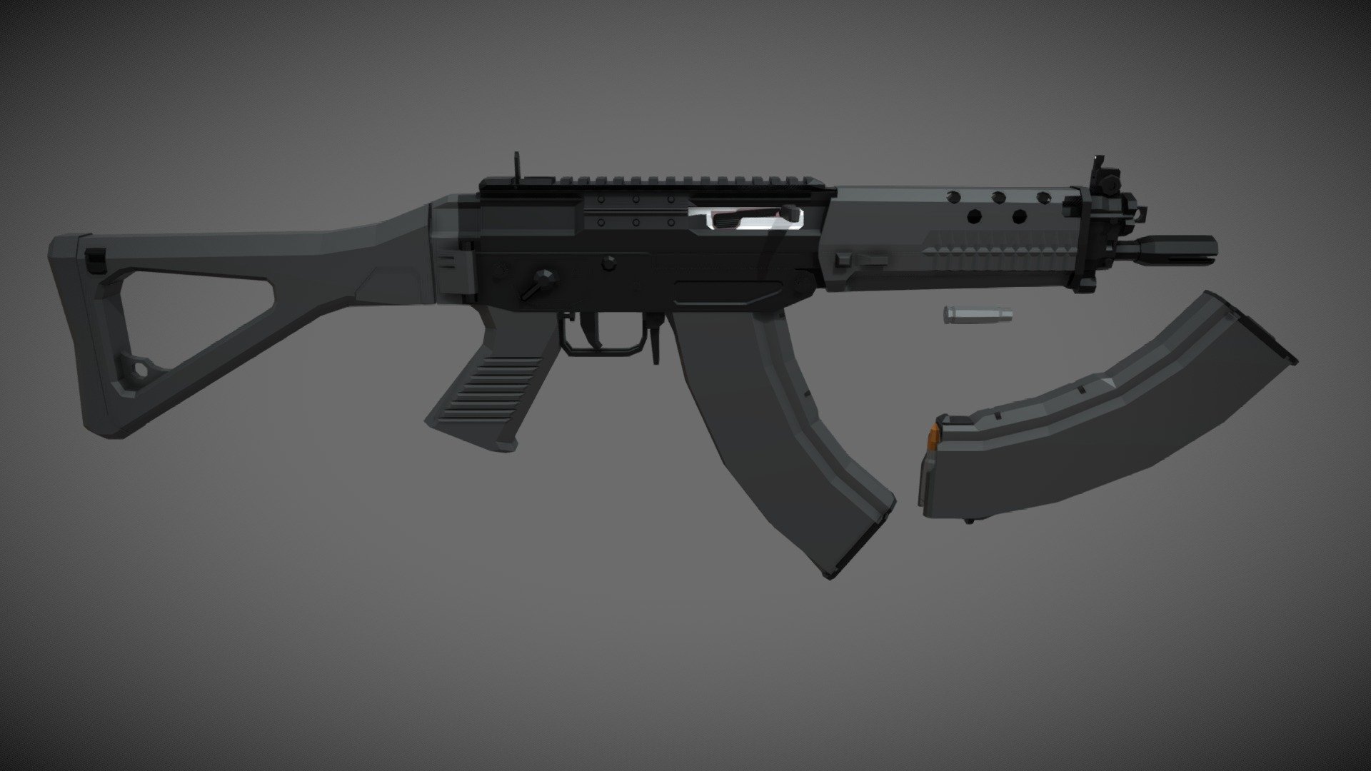 low-poly SIG SG-553 R - Download Free 3D model by D_U (@DU1701 ...