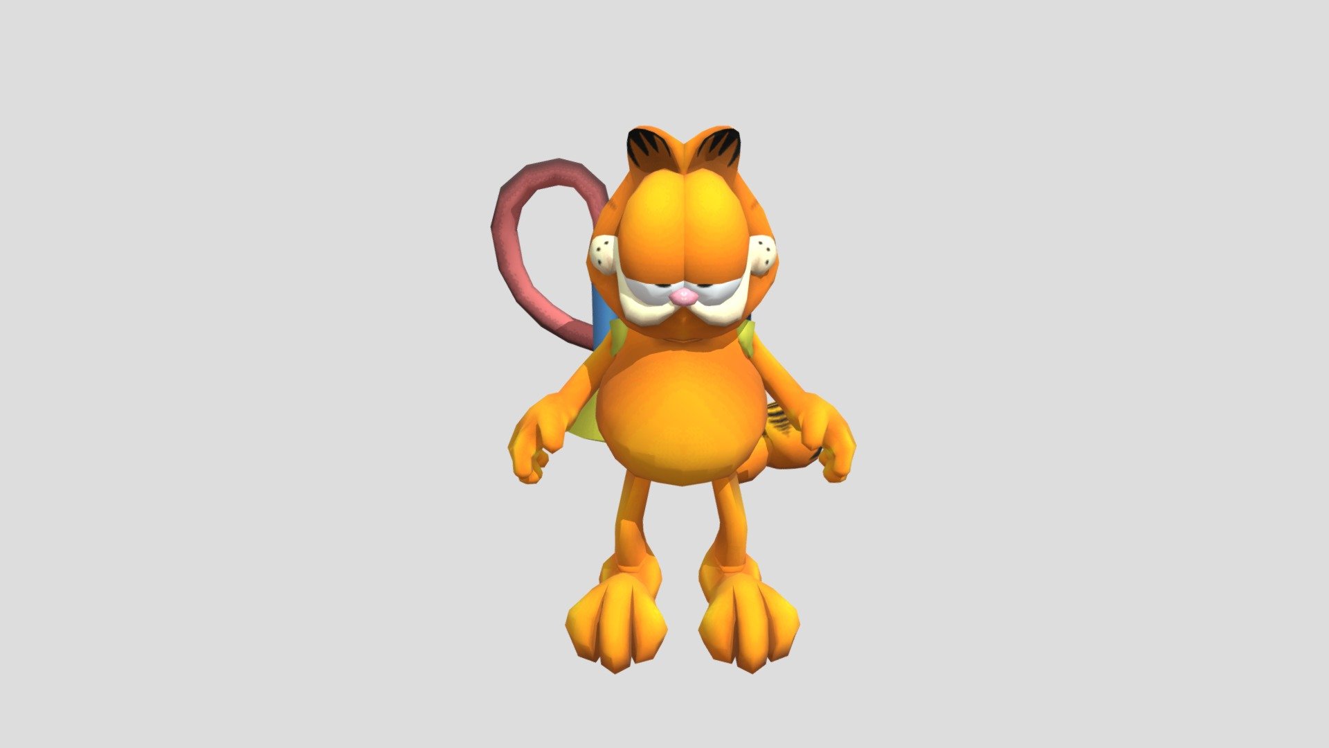 PlayStation 2 - Garfield - Garfield - 3D model by foxywhenthe [2915af5 ...