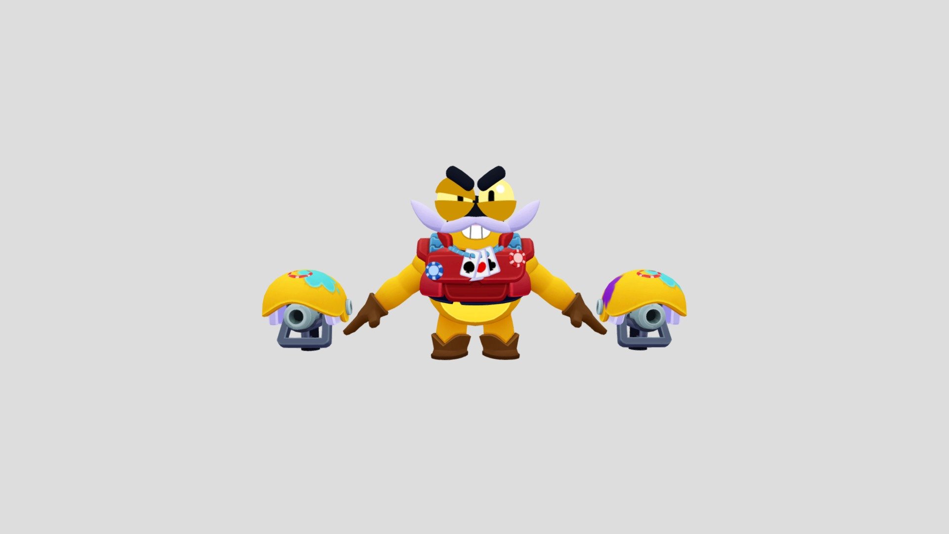 High Stakes Clancy T- Pose Brawl Stars 3d Model - Download Free 3D model by Jogan (@Jogan123 ...