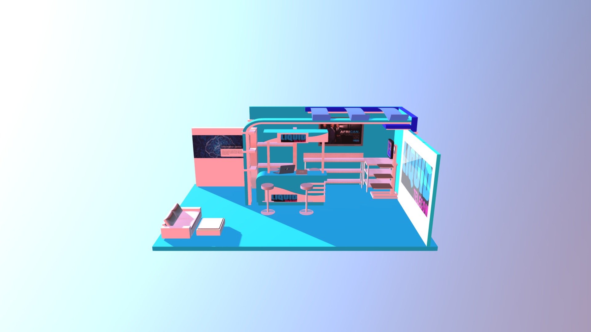 Liquid Telecom - 3D model by stack [29198b1] - Sketchfab