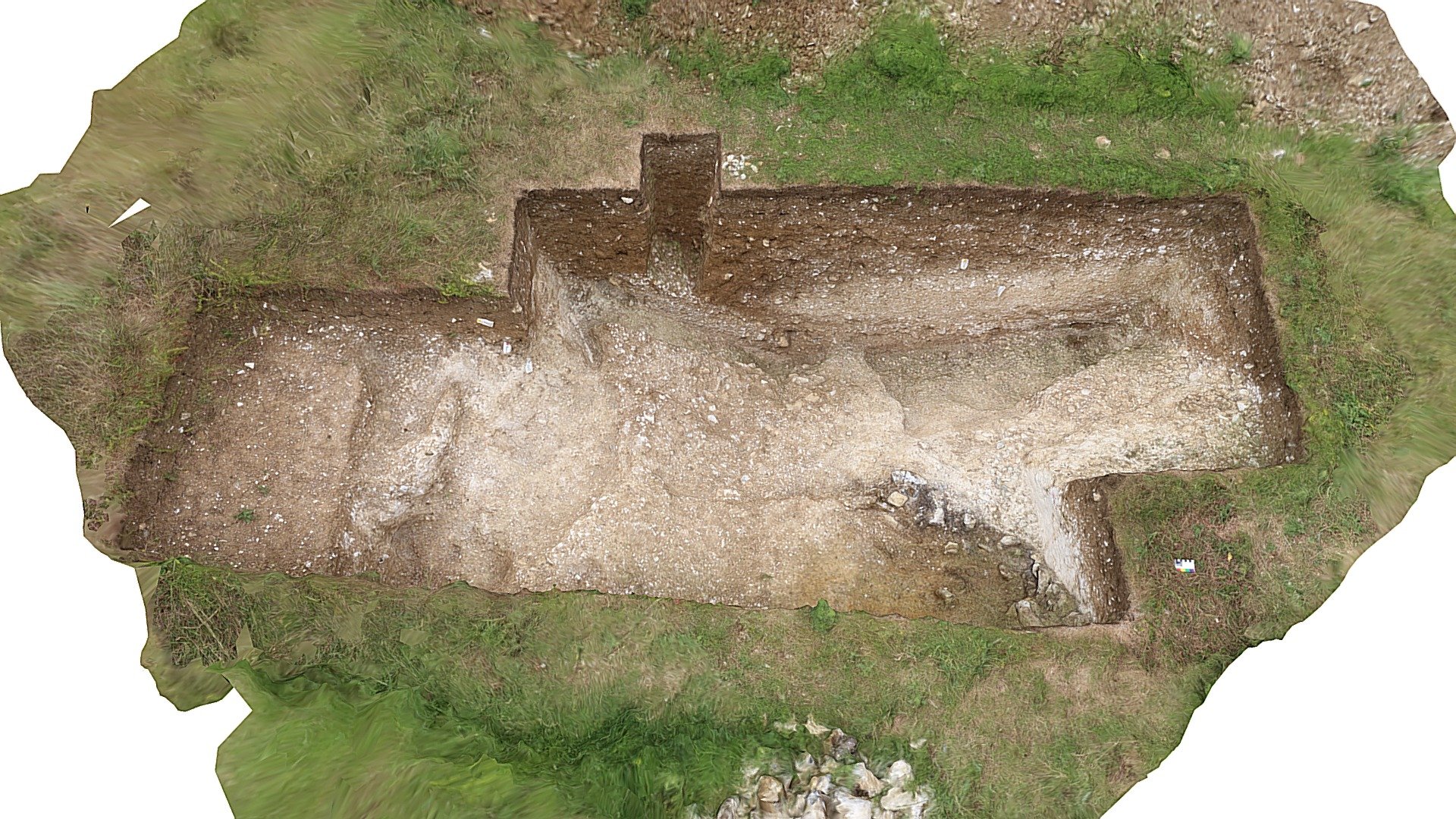 Grassy area trench D - 3D model by Kent Archaeological Society ...