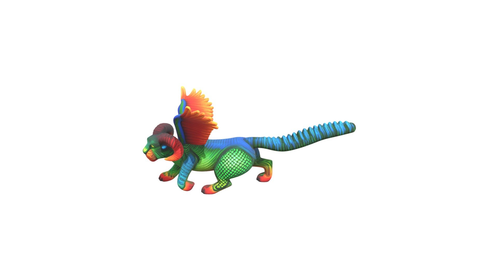 ALEBRIJE 02 - 3D model by Designcolombian (@designcolombian1) [291ce40 ...